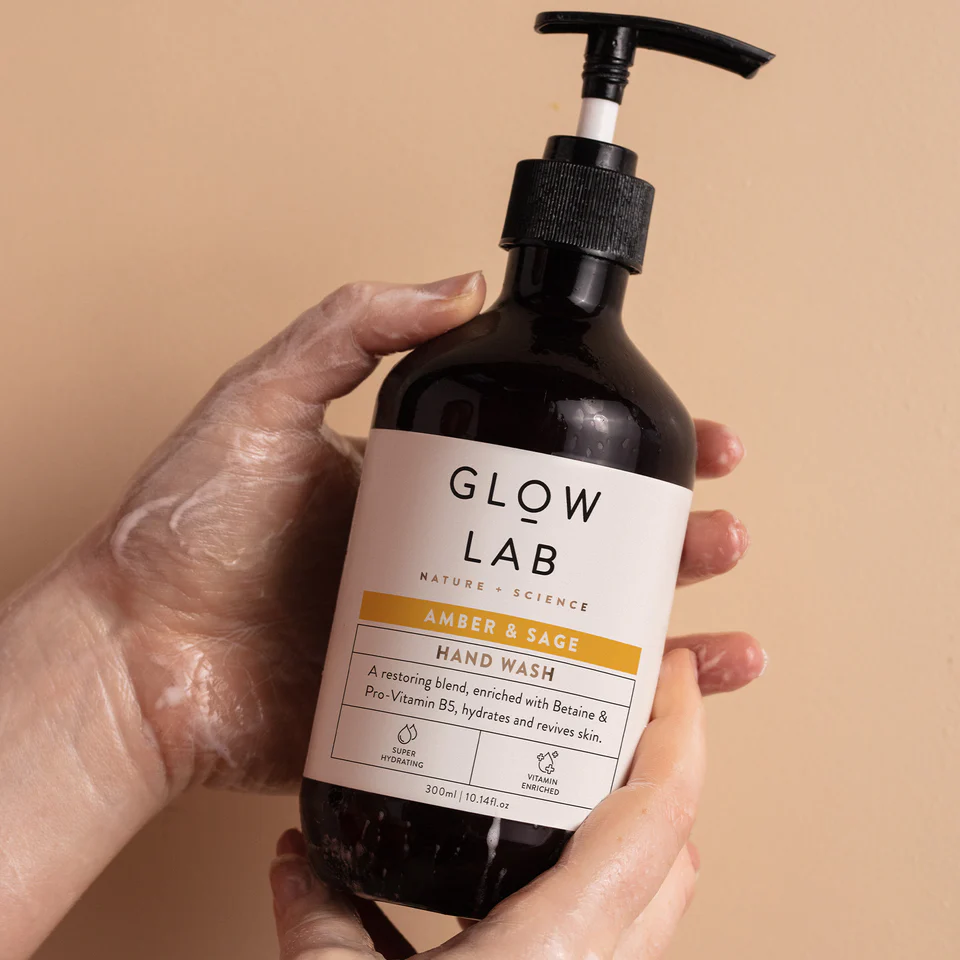 Glow Lab Amber & Sage Hand Wash 300ml – Basketeer